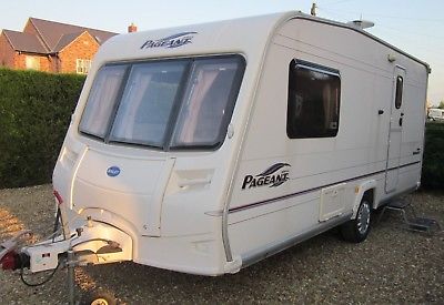 Bailey Pageant Monarch 2005 2 Berth End Bathroom + Motor Mover + Porch ...