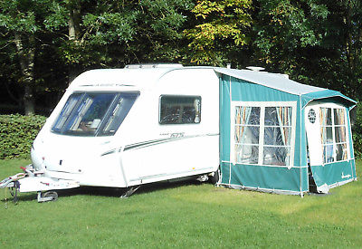 Abbey 215 Gts Touring Caravan 2007 2 Berth With Isabella Porch Awning ...