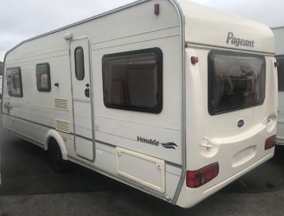 2004 Bailey Pageant Vendee 4 Berth Fixed Bed Touring Caravan No Reserve ...