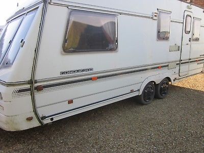 Swift Conqueror 550 Lux 5 Bth Caravan For Spares Or Could Be Repaired ...