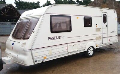2001 Bailey Pageant Moselle 4 Berth L Shaped Seating Touring Caravan No ...