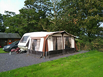 Abi Monza 450s Mk2 Vintage Caravan With Full Trio Awning. – Touring Caravan
