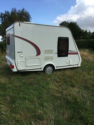 Elddis Xplore 302 Lightweight 2 Berth Caravan Inc Motor Mover, Awning ...