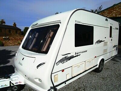 2006 Elddis Crusader Hurricane, 2 Berth Motor Mover Awnings Excellent Condition – Touring Caravan
