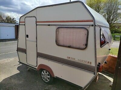 Small Retro Vintage 4 Berth Caravan 1980’s In Original Condition ...