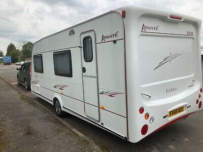 2006 Elddis Avante 556 6 Berth Caravan Twin Dinette Fixed Bunk Beds With Awning – Touring Caravan