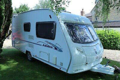 2007 Ace Jubilee Ambassador Touring Caravan And Outwell Blowup Awning ...