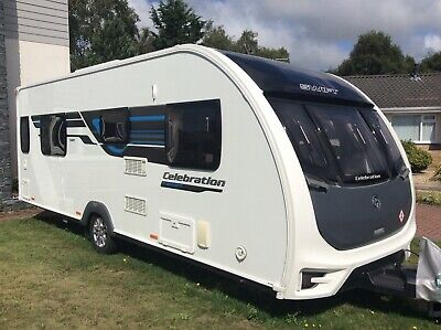Beautiful Swift Celebration Caravan Fixed Island Bed And Full Service ...