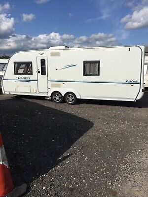 Coachman Laser 640 2007 Fixed Bed Twin Axle Caravan Air Con Motor Mover ...
