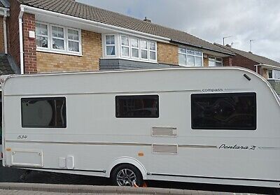 Compass Pentara 534 Caravan, 4 Berth, Cris Registered – Touring Caravan