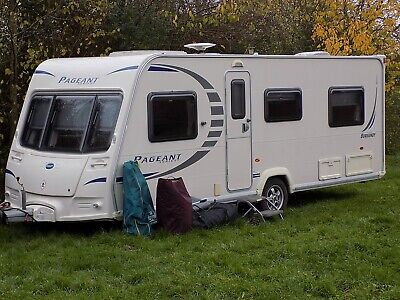 Bailey Pageant Series 7 2009 4 Berth Fixed Bed Caravan+ Air Awning+ ...