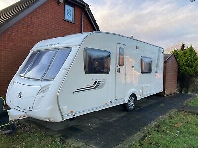 ?cris Reg 2009 Swift Charisma 550 4 Berth Fixed Bed Touring Caravan ...