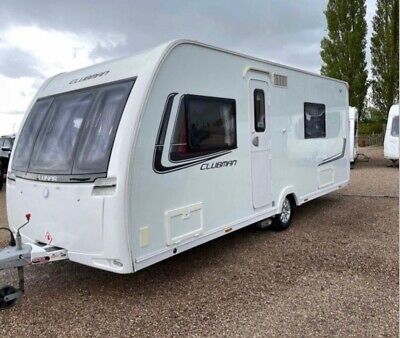 Lunar Clubman Se Fixed Bed 4 Berth Full End Bathroom – Touring Caravan