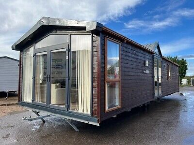 Swift Champagne 40 X 13 Static Caravan Mobile Home Lodge Log Cabin ...