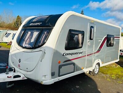 Swift Conqueror 565 2013 Touring Caravan With Motor Mover And Fixed ...
